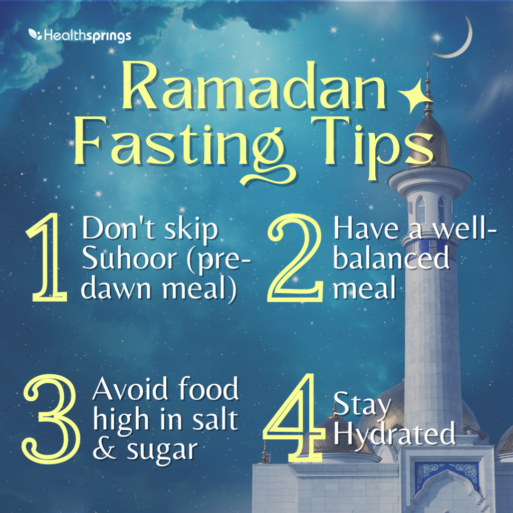 Tips on how you can cope with Ramadan Fasting – Healthsprings